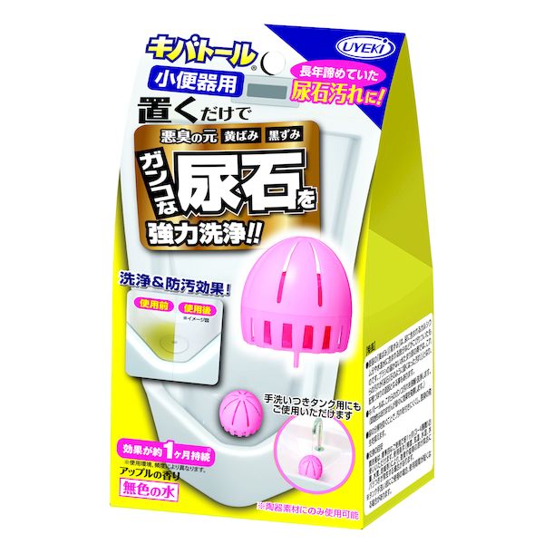 【商品説明】●ブラシで届きにくい場所のガンコな汚れを徐々に溶かしながらすっきり洗浄！尿の分解を防ぐことで汚れを付きにくくし、悪臭の発生も抑えます。小便器用。●「尿石」を徐々に溶かして汚れが付きにくく、お手入れラクラク！●尿の分解を防ぐことで...