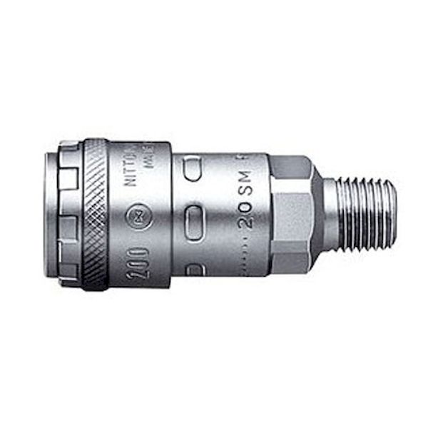【商品説明】●品番200-30SM●商品特徴・SM型(めねじ取付用)・プラグ・ソケットの接続は、押し込むだけのワンタッチ接続。・圧力損失の少ないバルブ構造を採用。流量アップを実現。・接続時のシールは端面パッキング方式を採用。・接続荷重が小さ...