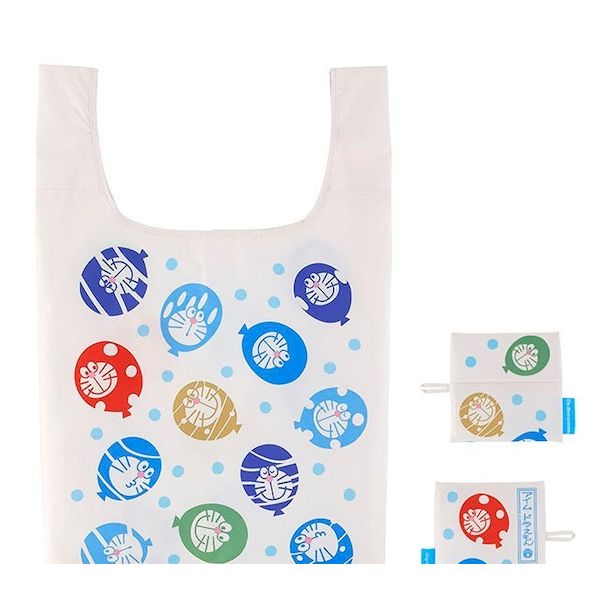 【商品説明】アイムドラえもんデザインのエコバッグです。織りネーム素材を使用した環境にも優しいエコバッグです。折りたたんで毎日持ち歩けるから、必要なときにいつでも使える♪便利なエコバッグです。便利な収納袋つきです！※商品画像は撮影時の光や角度...
