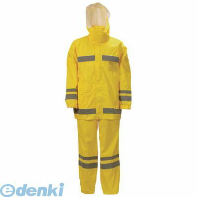 &nbsp; カジメイク &nbsp; 0766-23-3322 ●反射材を効果的に配置し夜間の安全性を確保します。●視認性の高い作業用レインスーツです。●地面に擦れやすいパンツのかかと部分を摩擦に強い生地で補強しました。●安全対策を伴う作...