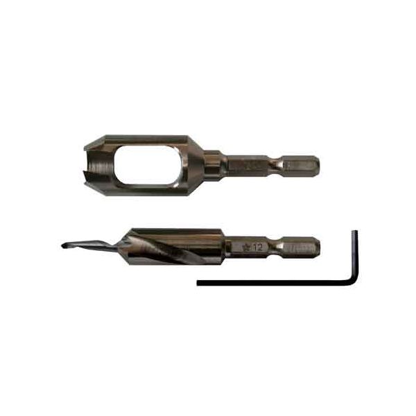 &nbsp;スターエム&nbsp;0794-82-0200【用途】ビスの下穴(4mm)、皿取(10.5mm)、木栓作り(10.5mm)用ドリル。【機能・特徴】インパクトドライバ・電気ドリルでご使用ください。皿取錐/ビスの下穴と皿取、埋め込み...