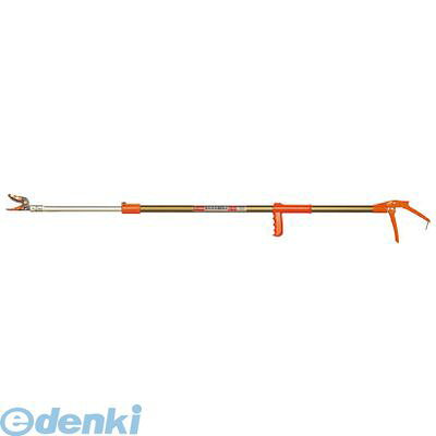 &nbsp; ニシガキ工業 &nbsp; 0794-82-1000 ●全長1.9〜3.3mまで無段階伸縮自在です。●アルミパイプで連動しているので力のロスがありません。●ツカミ金具で切った果実を落としません。●鋏で切れない太い枝木用にノコギ...