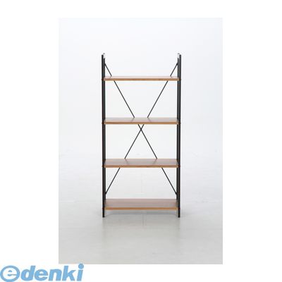 ■全体：幅600 × 奥行325 × 高さ1260耐荷重(全体)：8kg耐荷重(棚板)：2kg棚板厚：18mm■木の温かさとスチールを組み合わせたオシャレなラック■モダンな色合いがお部屋にマッチして、どんなイメージのお部屋にも置く事ができる...