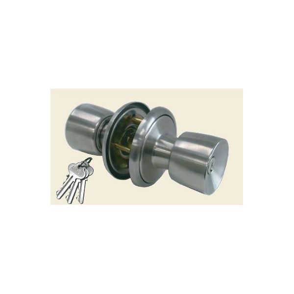 【商品説明】●インテグラルロック　取替用握玉●2スピンドル型●●適応ドア厚（mm）：25〜42●取付ビスピッチ（mm）：44●丸座径（mm）：65（77）●シリンダー：5本ピンシリンダーキー3本付4952635100081類似商品はこちらA...