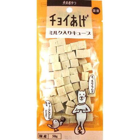 【商品説明】ペット 犬 おやつ 間食 いぬ イヌ みるく ミルク 乳 バター 角 一口■小型犬、超小型犬、高齢犬に人気の小さめの角切りミルクキューブジャーキー。■原材料：小麦粉、鶏ささみ、鶏肉、馬鈴薯澱粉、バターミルク、グリセリン、炭酸Ca...