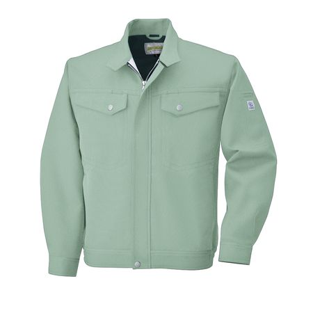 【商品説明】■素材：エコ裏綿ツイル■ポリエステル90%　綿10%（再生ポリエステル55%使用）■エコ素材 静電気帯電防止素材■軽い着心地で仕事を快適に！男女ペアユニフォーム！■安心・安全の東レエコ素材使用、フロントファスナー、樹脂ボタン49...