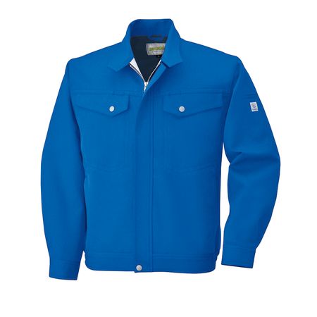 【商品説明】■素材：エコ裏綿ツイル■ポリエステル90%　綿10%（再生ポリエステル55%使用）■エコ素材 静電気帯電防止素材■軽い着心地で仕事を快適に！男女ペアユニフォーム！■安心・安全の東レエコ素材使用、フロントファスナー、樹脂ボタン49...