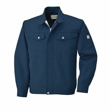 【商品説明】■素材：エコ裏綿ツイル■ポリエステル90%　綿10%（再生ポリエステル55%使用）■エコ素材 静電気帯電防止素材■軽い着心地で仕事を快適に！男女ペアユニフォーム！■安心・安全の東レエコ素材使用、フロントファスナー、樹脂ボタン49...