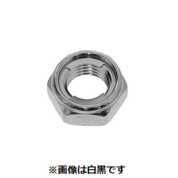 【商品説明】形状●ナットにバネ効果のあるリング（フリクションリングと言い材質はSUS301）をカシめ、一体化した物です。特徴●フリクションリングのバネ作用により雄ねじ部に摩擦が生じ、ゆるみ止め効果が発生します。●中間位置で定着する事が出来ま...