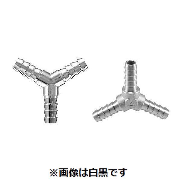 【商品説明】三方向にホースを接続するための接手です。ホースを使った分岐に最適です。見た目も綺麗なクロムメッキ仕上げです。【凡例／補足】◆使用条件圧力 ： 3.45MPa（35kgf/cm2）以下温度 ： -50℃から+150℃（凍結箇所は除...