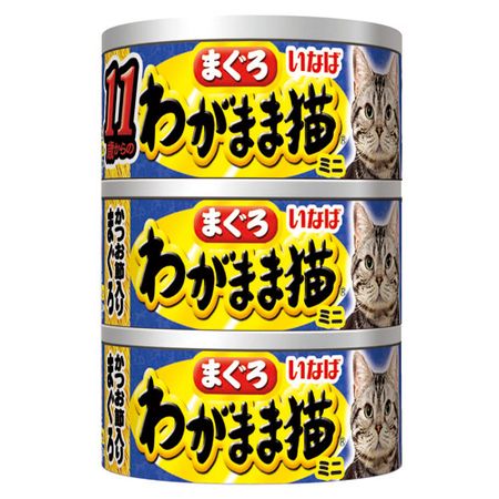 【商品説明】猫 フード 缶 ウェット 猫缶　缶詰 一般食 ゼリー わがまま猫■まぐろ・かつおの細かめフレークをゼリー仕立てにした食べきりサイズの缶詰です。かつおだし仕立。タウリン入り。■オリゴ糖を配合し健康に配慮しました。■原材料：かつお、...