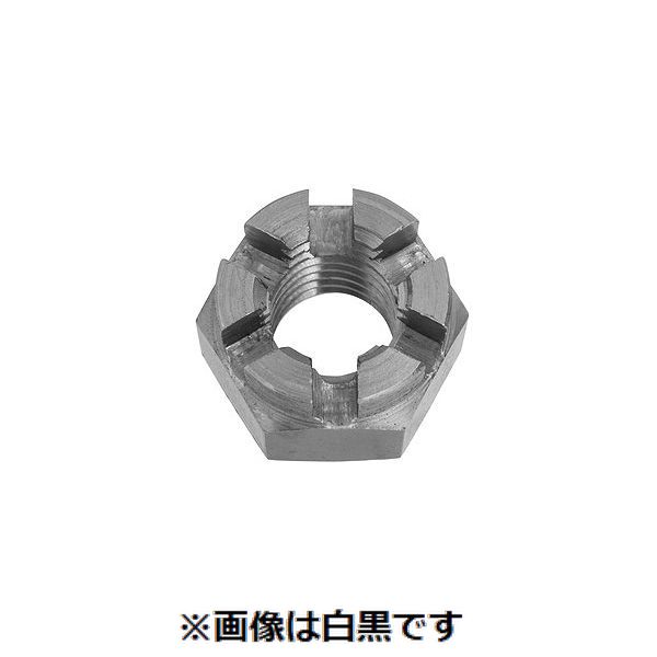 【商品説明】形状●割りピンなどのピン類との2個使いとなります。特徴●相手材のボルトのピン穴とナットの溝部が合うようにピンを挿入する事で、ナットの回りを防ぎます。●既製品では1種、2種とあり（規格は1種〜4種）、更に低型、高型に分かれます。●...