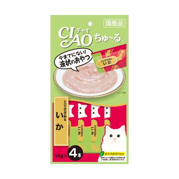 【商品説明】いなば イナバ INABA INABA ちゃお チャオ CIAO CIAO 猫 おやつ 間食 ちゅーる チュール チュ〜ル●今までにない液状のおやつです。ちゅ〜るっと出して、猫ちゃんがペロペロなめて楽しめます。とりささみといかを...