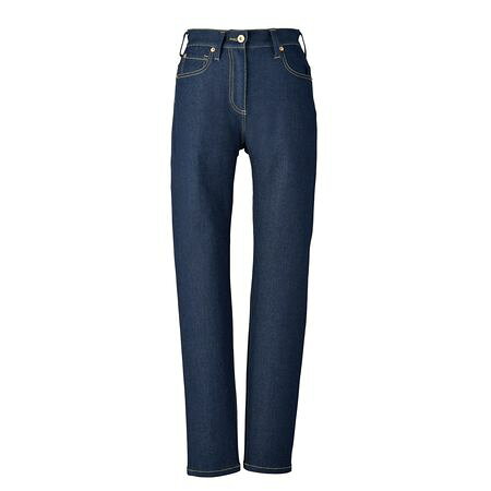 【商品説明】■素材：ストレッチデニム■綿81%　ポリエステル18%　ポリウレタン1%■ストレッチ　形態安定　消臭■自分らしい服、きっとみつかる。スタイリッシュで動きやすい！男女ペアユニフォーム■ストレッチで動きやすい5ポケットジーンズ、ノー...
