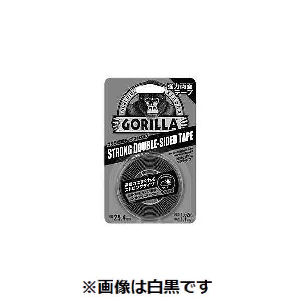 【商品説明】（強力両面テープ） ゴリラ両面テープ ストロング製品番号：1779用途さまざまな素材の固定及び接着製品説明●アクリル粘着剤で強力接着●平滑面・粗面どちらもOK●耐水性にすぐれ屋内・外OK●高い保持力が長期間持続●全天候型＜使用で...