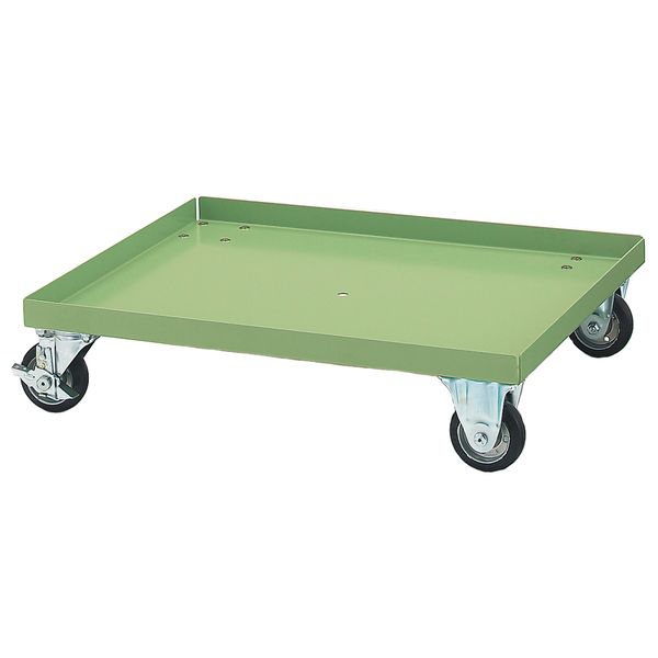 大阪製罐メーカーお問い合わせ：06-6723-5548【商品説明】●ロッカーSにお使い下さい。●キャスター耐荷重380kg/台●キャスターは100φのゴム車輪自在車(ストッパー付)2個、固定車2個●紛体塗装 高品質で環境にやさしい塗装です。...