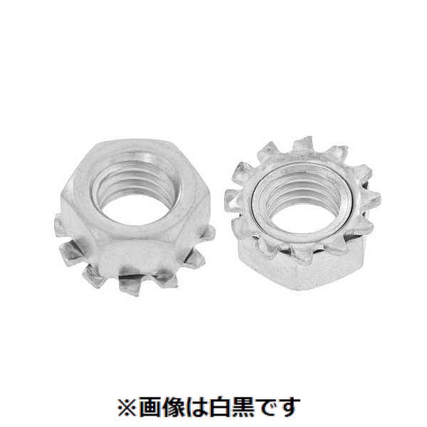 【商品説明】形状●ナットに外歯の歯付き座金をカシめて、一体化した物です。特徴●外歯の歯付き座金の接地面への食い込みによって、ゆるみ止め効果が発生します。●オールメタルなので耐熱性に優れています。類似商品はこちらSUNCO 494213107...