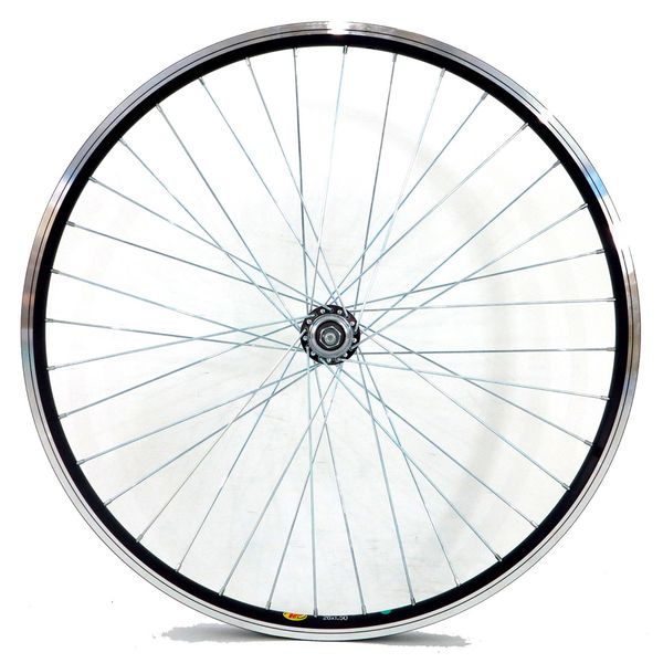 【商品説明】自転車パーツ ホイール関連 後輪MTBからシティバイクまで幅広い守備範囲をカバーしたリアホイール素材：アルミ黒サイズ：26x1．50外装6段 / キャリパー仕様スポーク：36本　＃13　258/259バルブ穴：英 /米式特徴：軸...