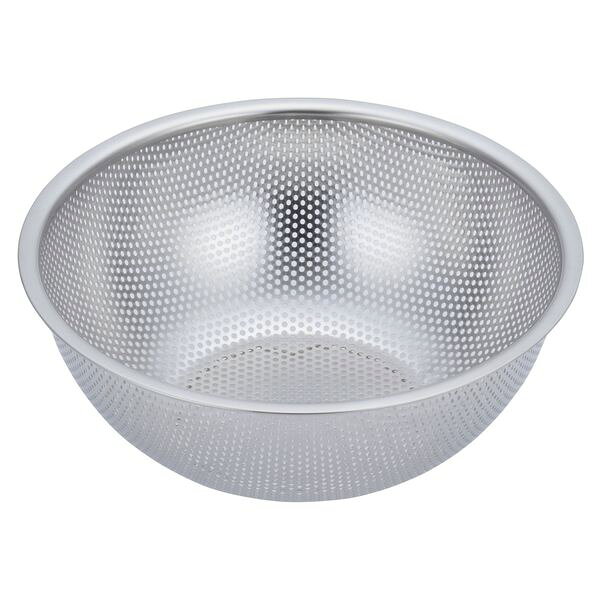 【商品説明】●水切りがよく衛生的。●ワイヤー足付で水切りがよく衛生的なパンチングボールです。●本体サイズ(約)：163X163X70mm●商品重量(約)：111g●材質：ステンレススチール●生産国：中国