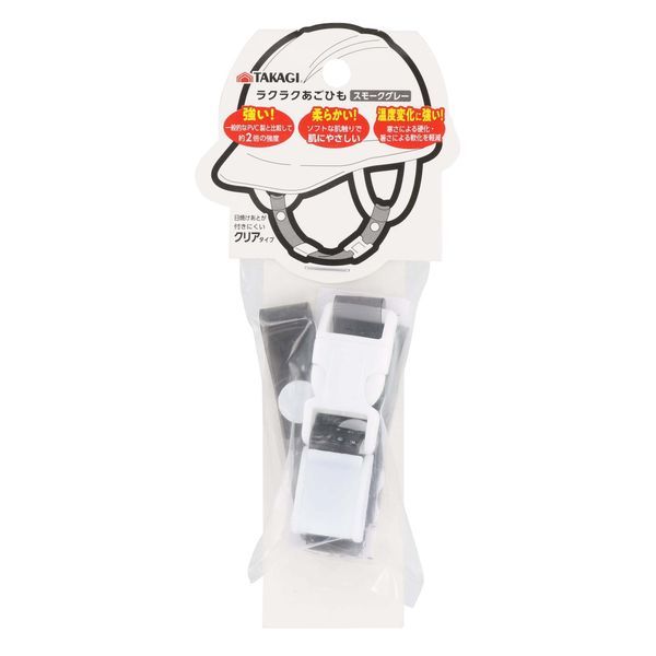 【商品説明】●規格：スモークグレー●ヘルメットの交換用あごひも●製品サイズ (W)×(H)×(D)mm：14 × 425 × 0.7●製品重量 (g)：12●パッケージサイズ (W)×(H)×(D)mm：75 × 173 × 30●パッケー...