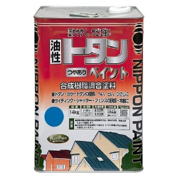 【商品説明】トタン屋根用塗料 つやあり さびに強い●日光や風雨に対して、優れた耐久性を持つ合成樹脂塗料です。●さび止め効果に優れ、トタンを保護します。●トタンに対する密着性に優れ、美しい色とツヤが長持ちします。●用途：屋根、下見板、ひさしな...