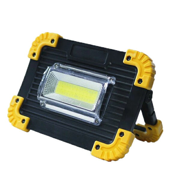 【商品説明】●本体サイズ：125×172×55mm ●明るさ：20W ●仕様電池：1800mAh電池×2、単三電池3本 ●充電使用：USB-マイクロUSBケーブル ●点灯パターン：サイドLED→正面COB LED→COB赤と緑点滅→OFF ...