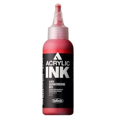 【商品説明】●液状なのに力強い発色： アクリリック[インク]は、他のホルベインアクリリックシリーズと同等の高い顔料濃度をもつ、高濃度液状アクリル絵具です。 チューブ入りのアクリル絵具を水で薄めた場合に比べ、塗り重ねなくても力強く美しい発色で...