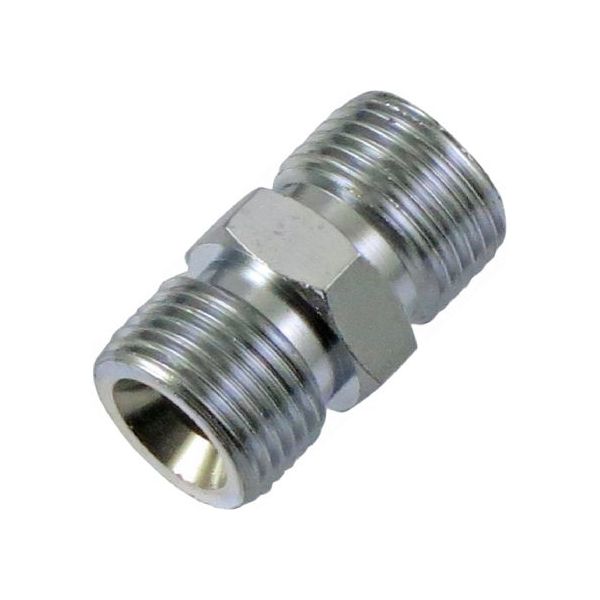 【商品説明】●取付けネジ同径 G3/8(PF3/8) 管用平行ネジ ●使用最高圧力 1.0MPa ●材質：黄銅（真鍮） メッキ仕上げ 用途：ネジ同士の接続コンヨ　県央貿易　三条4969968275133類似商品はこちらSUN UP 4969...