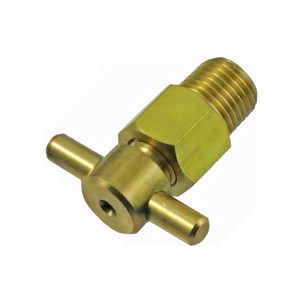 【商品説明】●取付けネジ R1/4(PT1/4)管用テーパーオネジ ●使用最高圧力 1.0MPa ●材質：黄銅（真鍮） 用途：ハンドルによるエアーの開閉コンヨ　県央貿易　三条4969968275386類似商品はこちら496996827741...