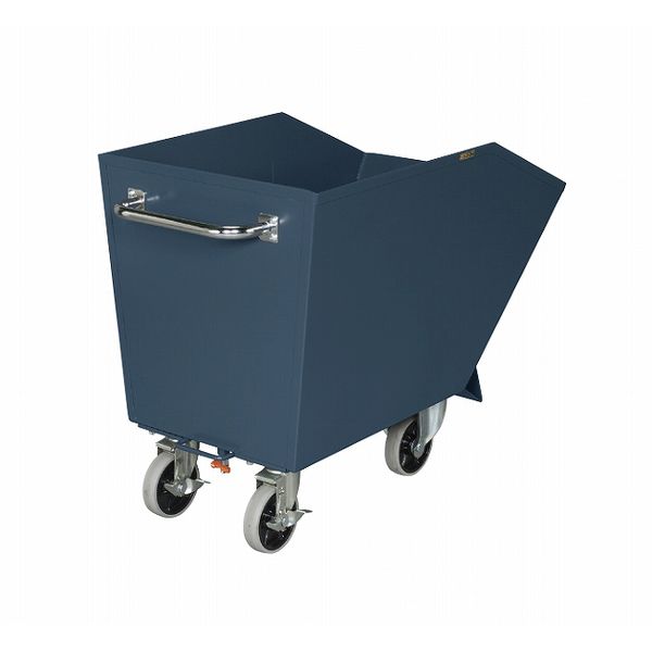 サカエ072-895-0200【商品説明】製造過程で出る、スクラップ専用台車●外寸：W500×D800×H674mm●均等積載荷重：250kg●カラー：ダークグレー●容量：100?●質量：27kg●キャスター：125φナイロンウレタン車（自...