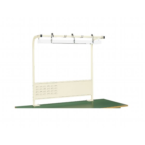 サカエ072-895-0200【商品説明】●外寸：W1200×D450×H1200mm●質量：14kg●耐荷重：20kg●カラー：アイボリー●パネルは50ミリピッチで100ミリまで移動可能。スチール天板奥行600サイズには取付できません。●...