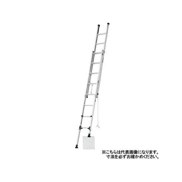 アルインコ06-7636-2222【商品説明】●伸縮脚付で段差があっても設置可能2連はしご軽量・コンパクト仕様で持ち運びが便利。●全長(m)：4.85〜5.31●収納長(m)：2.77●質量(kg)：12.4●最大使用質量：100kg●使用...