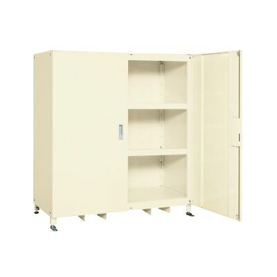 サカエ072-895-0200【商品説明】長さ1200mmの長尺物も楽々収納できます●外寸：W1220×D670×H1500mm●カラー：アイボリー●質量：127kg●スチール扉●棚板内形寸法：W1215×D595mm●セット内容（付属品）...