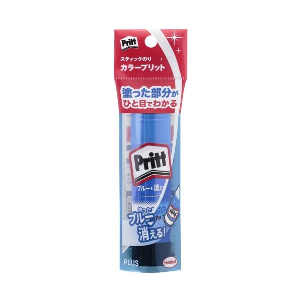 【商品説明】●Pritt（プリット）スティックのり。塗った部分が見えて便利なカラータイプ。塗り残しやはみ出しを防止！テキパキ確実に作業したい人におすすめ。しばらくすると色は消えます。●スティックのり●種別：ミディアム●●内容量：約22g●の...