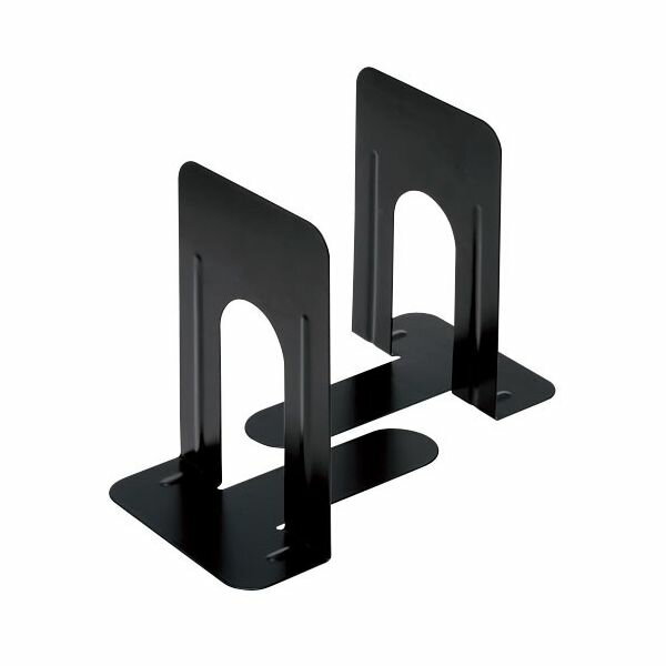 【商品説明】●デスクの上のスペースを有効活用！●ブックエンド●種別：特大●色：ブラック●外形寸法：幅152×奥205×高230mm●1組●材質：鋼板1．2mm●裏面すべり止め足ゴム付●JOINTEXオリジナル●SMARTVALUEスマートバ...