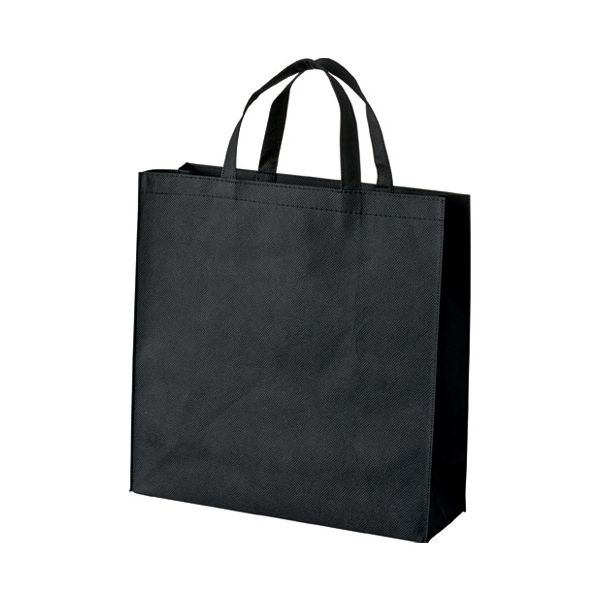 【商品説明】●マチ付きタイプの不織布手提げバッグ。●耐荷重：10kg●材質（本体）：ポリプロピレン不織布（100g／平方メートル）●仕様：名入れ可能（別料金）●底板：有●マチの有無：有●色：ブラックショッピングバッグ・包装紙45473450...