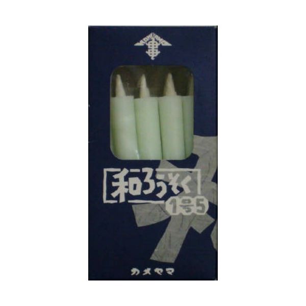 こちらの商品は、ご注文後納期確定まで約8日かかります。【商品説明】製造国:ベトナム個装サイズ(cm)・重量(g):縦11奥行5.5横2.4重量50発売元:カメヤマ株式会社昔ながらの純和ロウの風合をそのままに、洋ローソクの製法でつくられたロー...