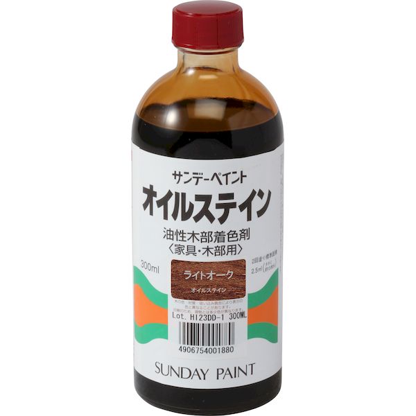 【商品説明】●縦（mm）：65Φ●高さ（mm）：170●重量（g）：約504用途●家具、建具、木工品の着色　木製ドア、柱、窓ワク、キャビネット、本棚、工作品など特長●塗りやすく、しかも乾きが速い。●木目を生かして美しく着色できます。オイルス...