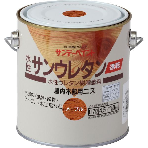 【商品説明】●縦（mm）：120Φ●高さ（mm）：120●重量（g）：約900用途●屋内木部の着色透明仕上げ床、廊下、階段、手すり、家具、テーブル、建具、木工品など特長●光沢がよく、長時間つやを失いません。●キズがつきにくい。●ワックスがけ...