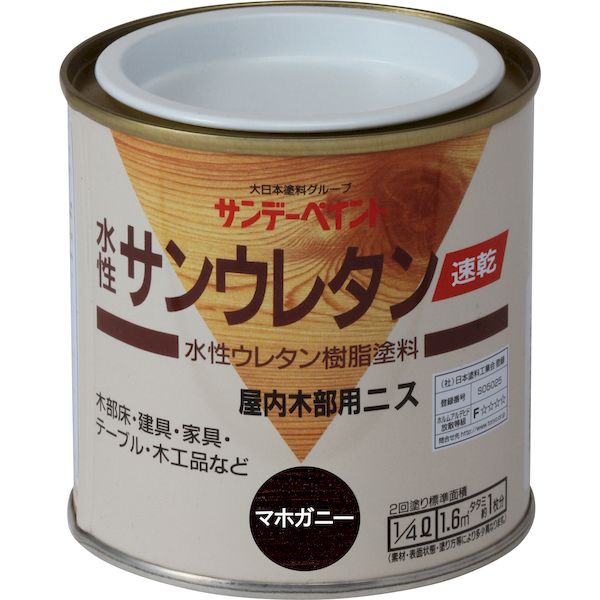 【商品説明】●縦（mm）：78Φ●高さ（mm）：83●重量（g）：約328用途●屋内木部の着色透明仕上げ床、廊下、階段、手すり、家具、テーブル、建具、木工品など特長●光沢がよく、長時間つやを失いません。●キズがつきにくい。●ワックスがけの必...