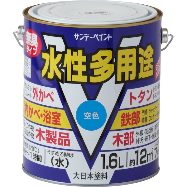 【商品説明】●縦（mm）：150Φ●高さ（mm）：140●重量（kg）：約2.2用途●鉄部、木部、トタン特長●強力さび止め剤、かび止め剤を配合。●落ちついたつやに仕上がります。●乾燥が速く、いやな臭いもおさえてあります。●屋内外のいろいろな...