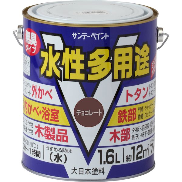 【商品説明】●縦（mm）：150Φ●高さ（mm）：140●重量（kg）：約2.2用途●鉄部、木部、トタン特長●強力さび止め剤、かび止め剤を配合。●落ちついたつやに仕上がります。●乾燥が速く、いやな臭いもおさえてあります。●屋内外のいろいろな...