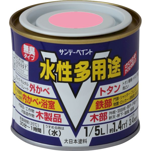 【商品説明】●縦（mm）：70Φ●高さ（mm）：75●重量（g）：約318用途●鉄部、木部、トタン特長●強力さび止め剤、かび止め剤を配合。●落ちついたつやに仕上がります。●乾燥が速く、いやな臭いもおさえてあります。●屋内外のいろいろなものに...