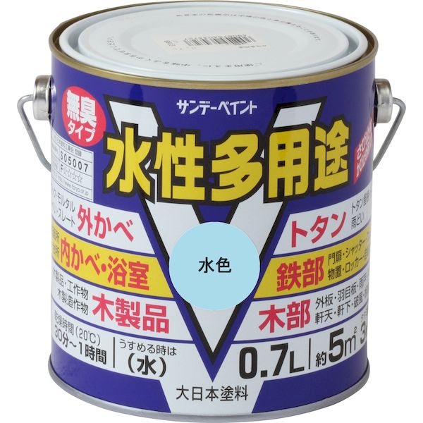 【商品説明】●縦（mm）：120Φ●高さ（mm）：120●重量（kg）：約1.0用途●鉄部、木部、トタン特長●強力さび止め剤、かび止め剤を配合。●落ちついたつやに仕上がります。●乾燥が速く、いやな臭いもおさえてあります。●屋内外のいろいろな...