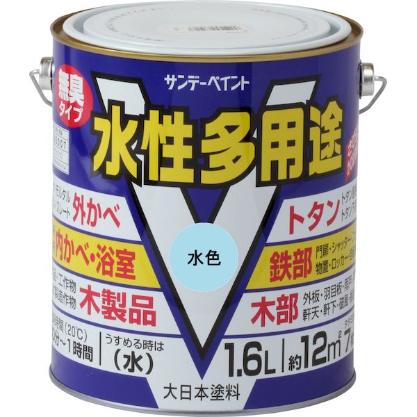 【商品説明】●縦（mm）：150Φ●高さ（mm）：140●重量（kg）：約2.2用途●鉄部、木部、トタン特長●強力さび止め剤、かび止め剤を配合。●落ちついたつやに仕上がります。●乾燥が速く、いやな臭いもおさえてあります。●屋内外のいろいろな...