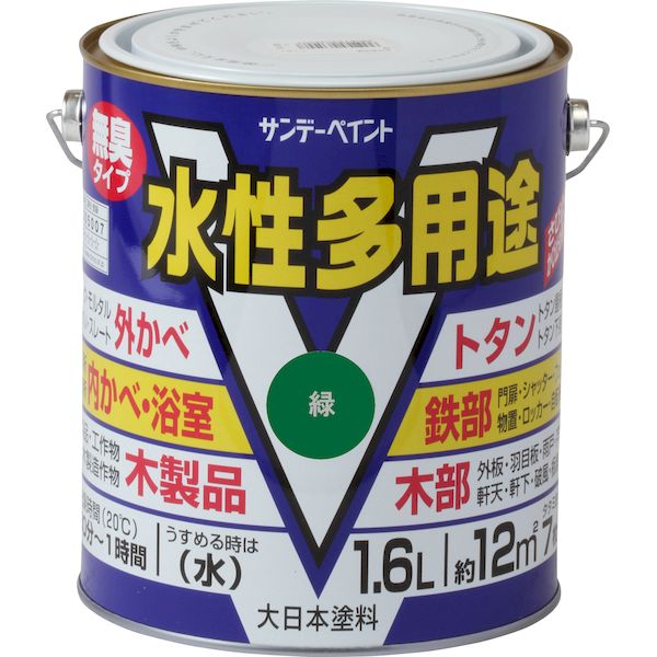 【商品説明】●縦（mm）：150Φ●高さ（mm）：140●重量（kg）：約2.2用途●鉄部、木部、トタン特長●強力さび止め剤、かび止め剤を配合。●落ちついたつやに仕上がります。●乾燥が速く、いやな臭いもおさえてあります。●屋内外のいろいろな...