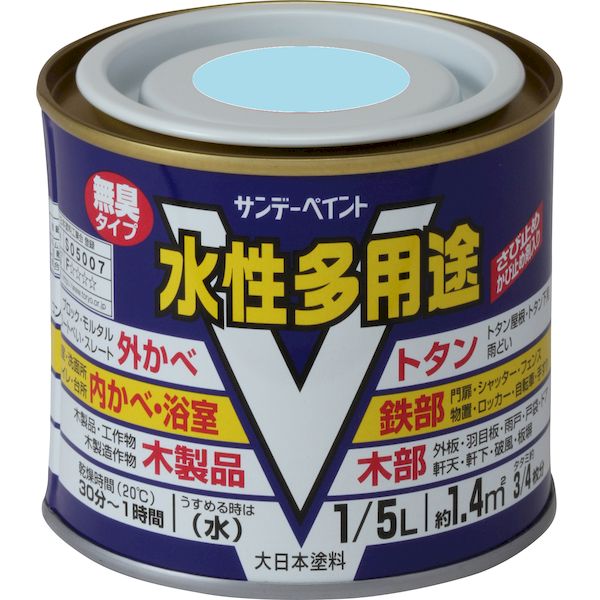 【商品説明】●縦（mm）：70Φ●高さ（mm）：75●重量（g）：約318用途●鉄部、木部、トタン特長●強力さび止め剤、かび止め剤を配合。●落ちついたつやに仕上がります。●乾燥が速く、いやな臭いもおさえてあります。●屋内外のいろいろなものに...