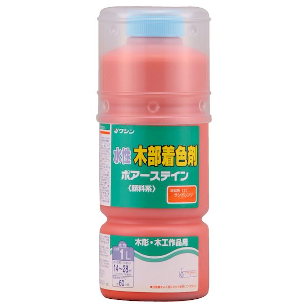 和信ペイントメーカーお問い合わせ：0480-48-2725【商品説明】●木目を引き立てる水性顔料着色剤●未塗装木部の着色（木の工作品、木彫り作品、家具、床、階段など）●塗り面積（1回塗り）：14〜28m2（畳8〜16枚）●乾燥時間（20℃）...