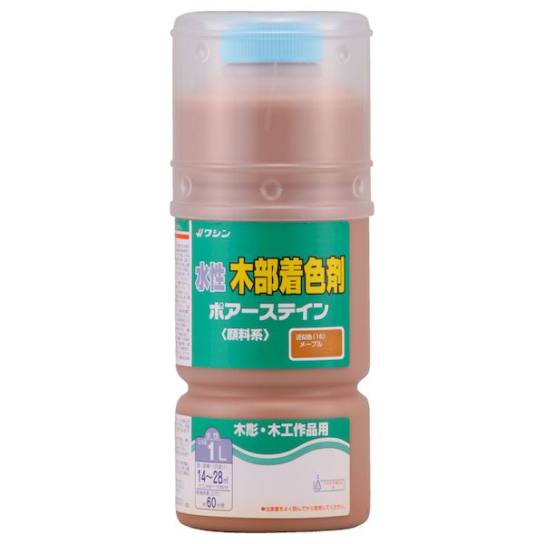 和信ペイントメーカーお問い合わせ：0480-48-2725【商品説明】●木目を引き立てる水性顔料着色剤●未塗装木部の着色（木の工作品、木彫り作品、家具、床、階段など）●塗り面積（1回塗り）：14〜28m2（畳8〜16枚）●乾燥時間（20℃）...