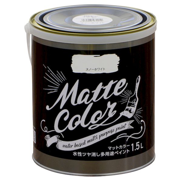 アサヒペン06-6930-5008【商品説明】●落ち着いたツヤ消し(マット調)に仕上がります●水性で塗りやすく、低臭タイプの屋内外兼用塗料です。●木部・鉄部・コンクリート・カベ紙などに塗れます。【用途】●ドア・板べい・ガーデン用品などの木部...